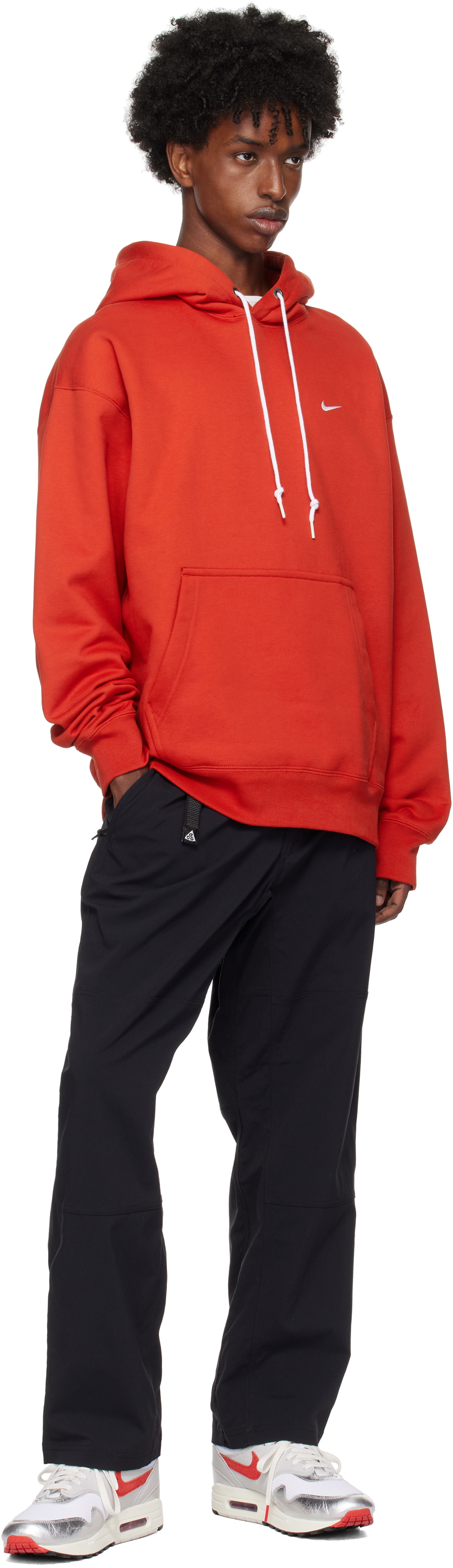 Nike Red Solo Swoosh Hoodie Nike