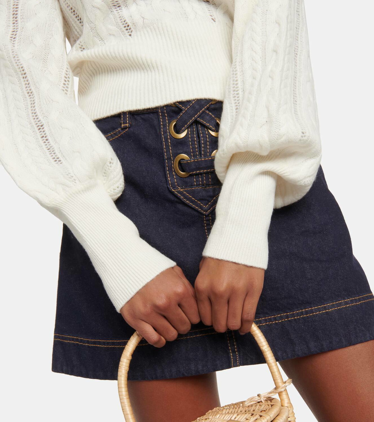 Zimmermann Luminosity cable-knit wool sweater Zimmermann