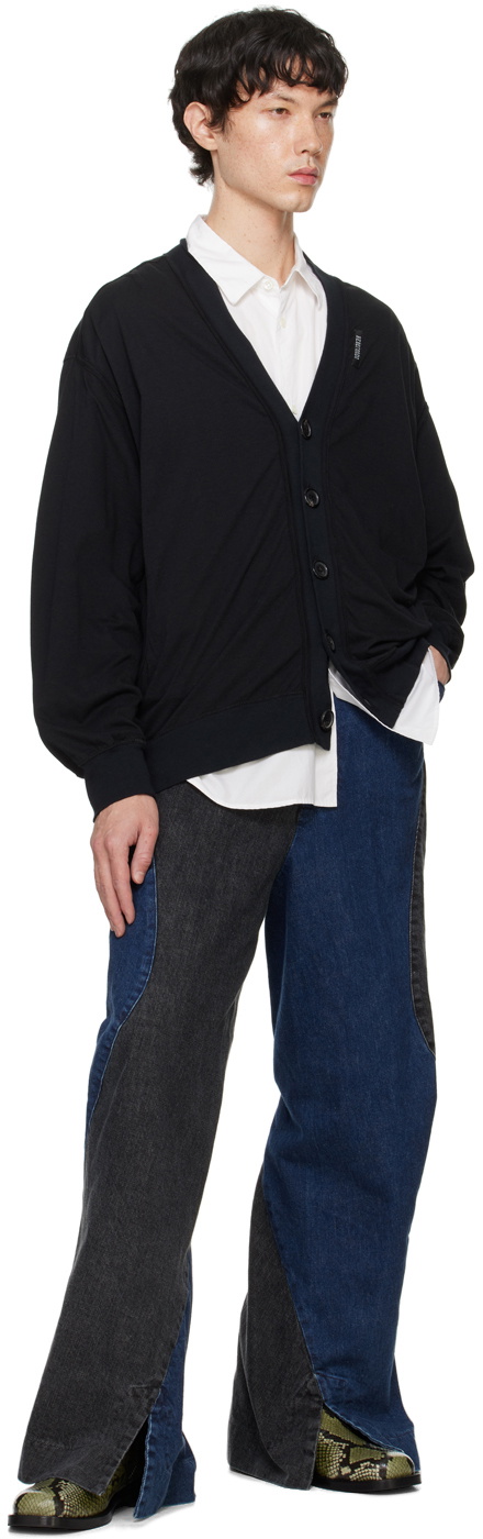 KOZABURO Black & Navy Dexter Jeans Kozaburo