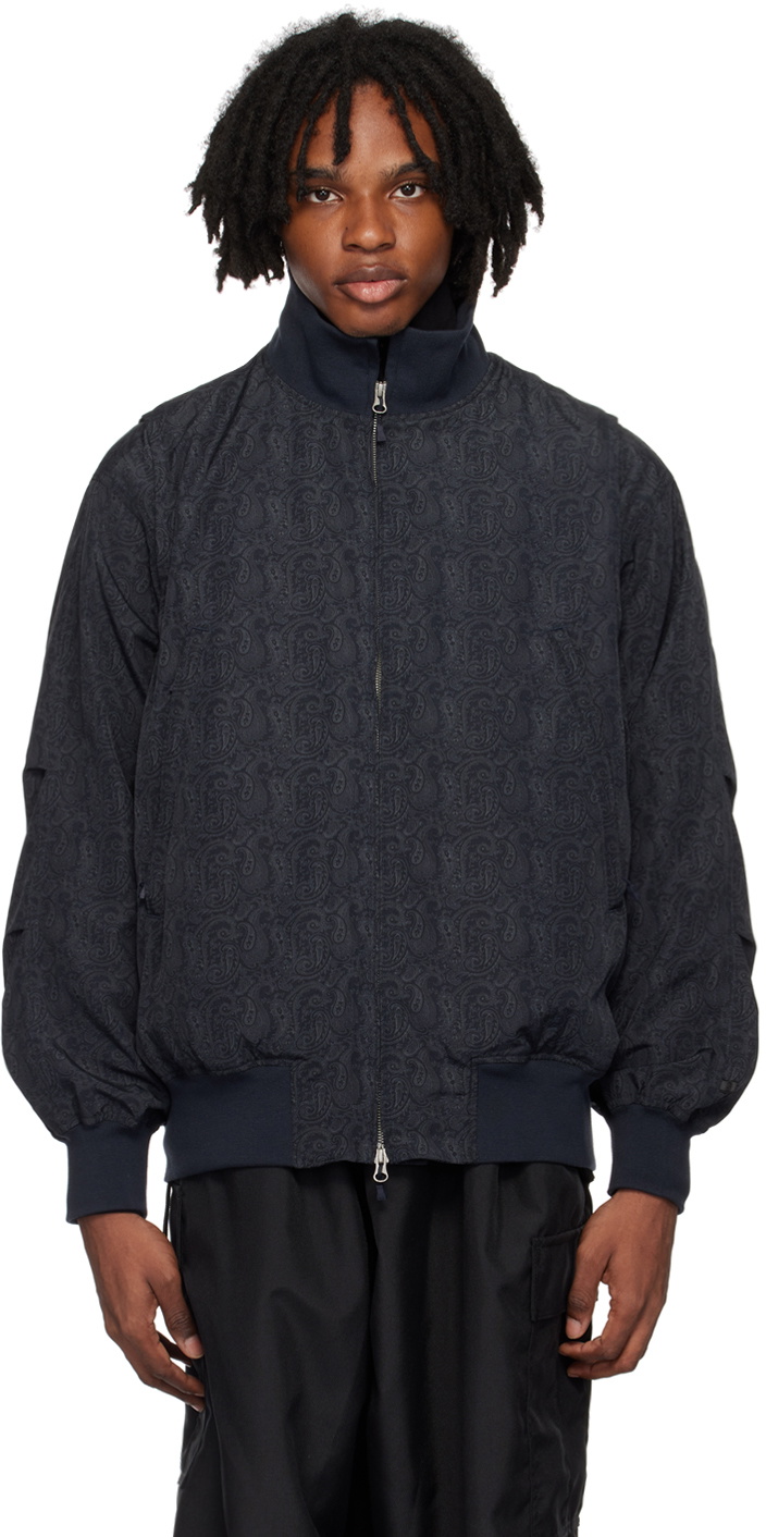 DAIWA PIER39 Navy Deck Bomber Jacket Daiwa Pier39