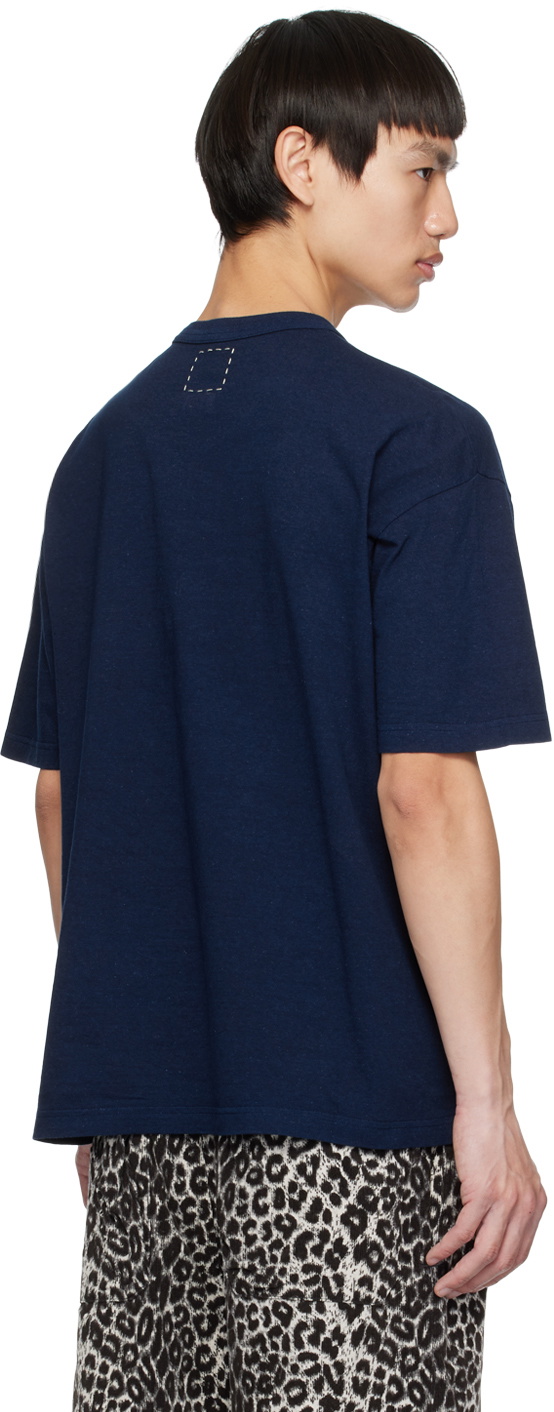 visvim Navy Jumbo T-Shirt Visvim