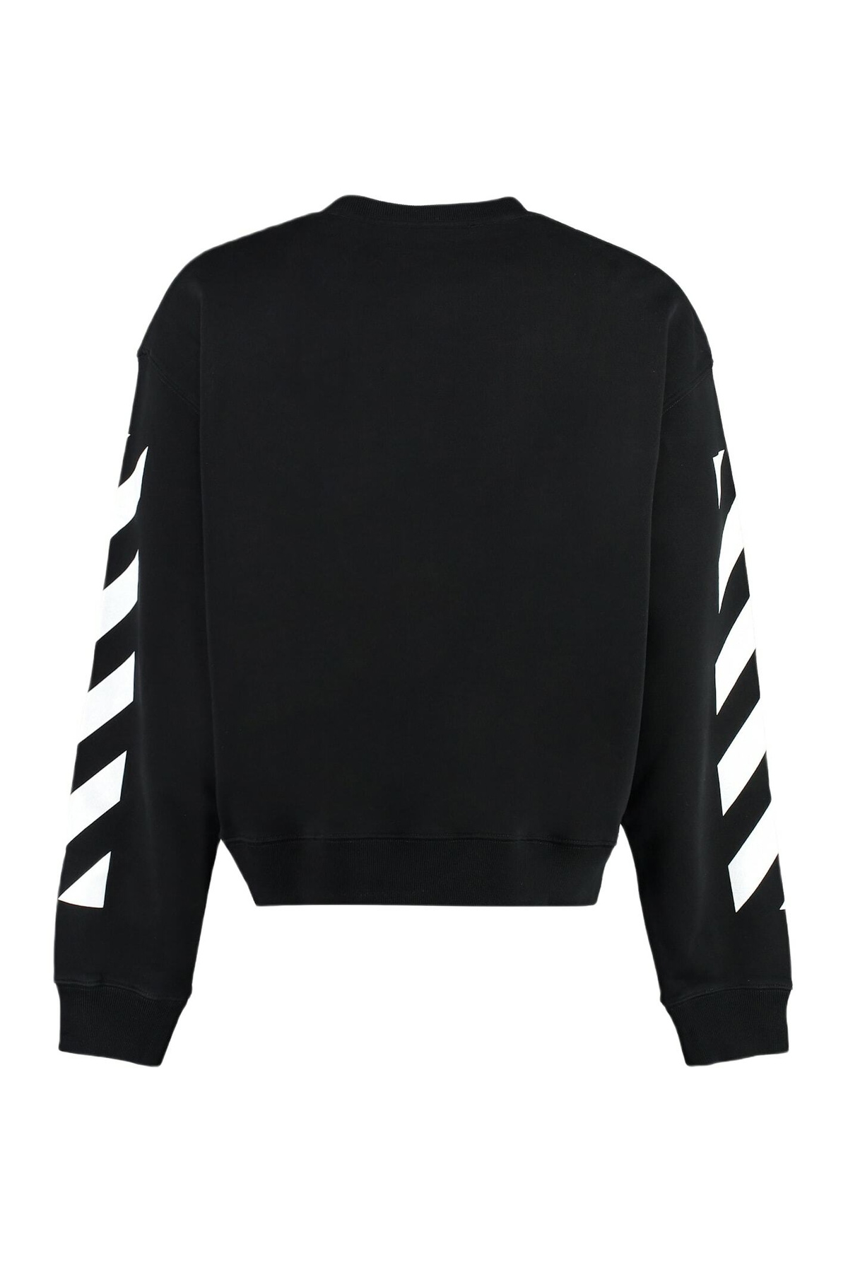 Off-White Cotton Crew-neck Sweatshirt Off-White