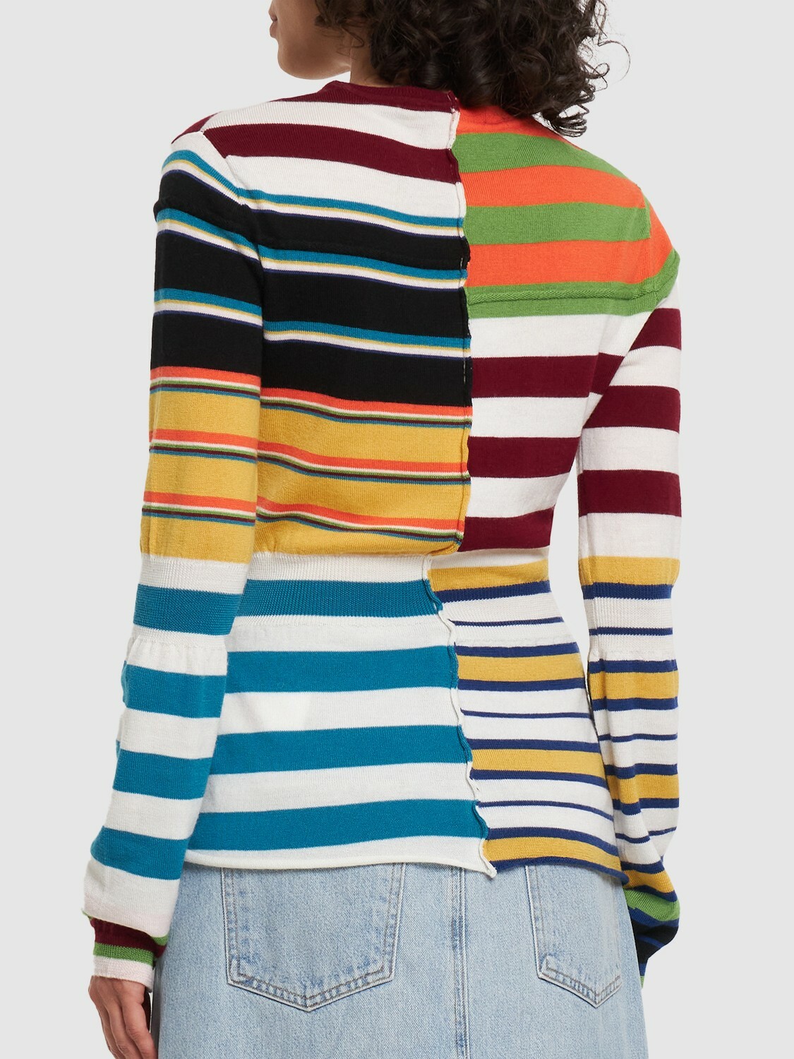 MARNI - Multicolor Stripe Wool Knit Sweater Marni