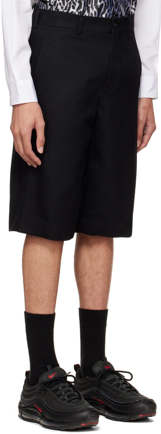 Comme des Garçons Homme Plus Black Zip Shorts Comme des Garcons Homme Plus