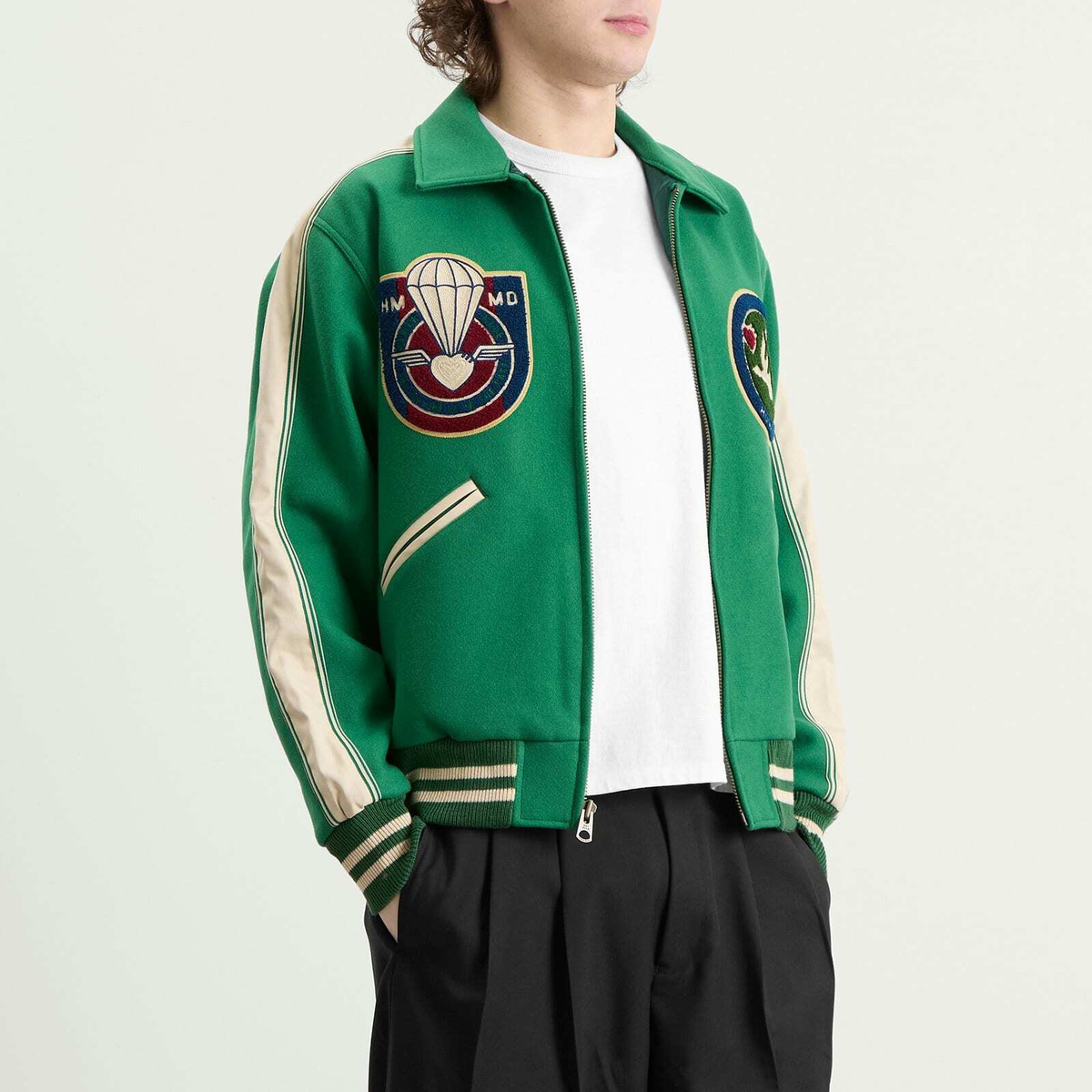 Human Made Men's Military Jacket in Green Human Made