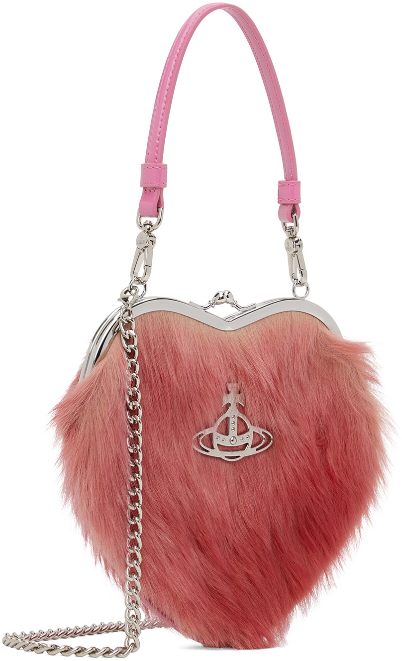 Vivienne Westwood Pink Belle Heart Frame Bag Vivienne Westwood