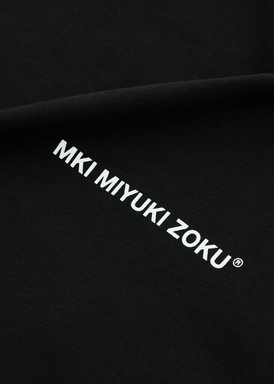 Mki Miyuki Zoku Logo-print Cotton T-shirt Black MKI Miyuki-Zoku