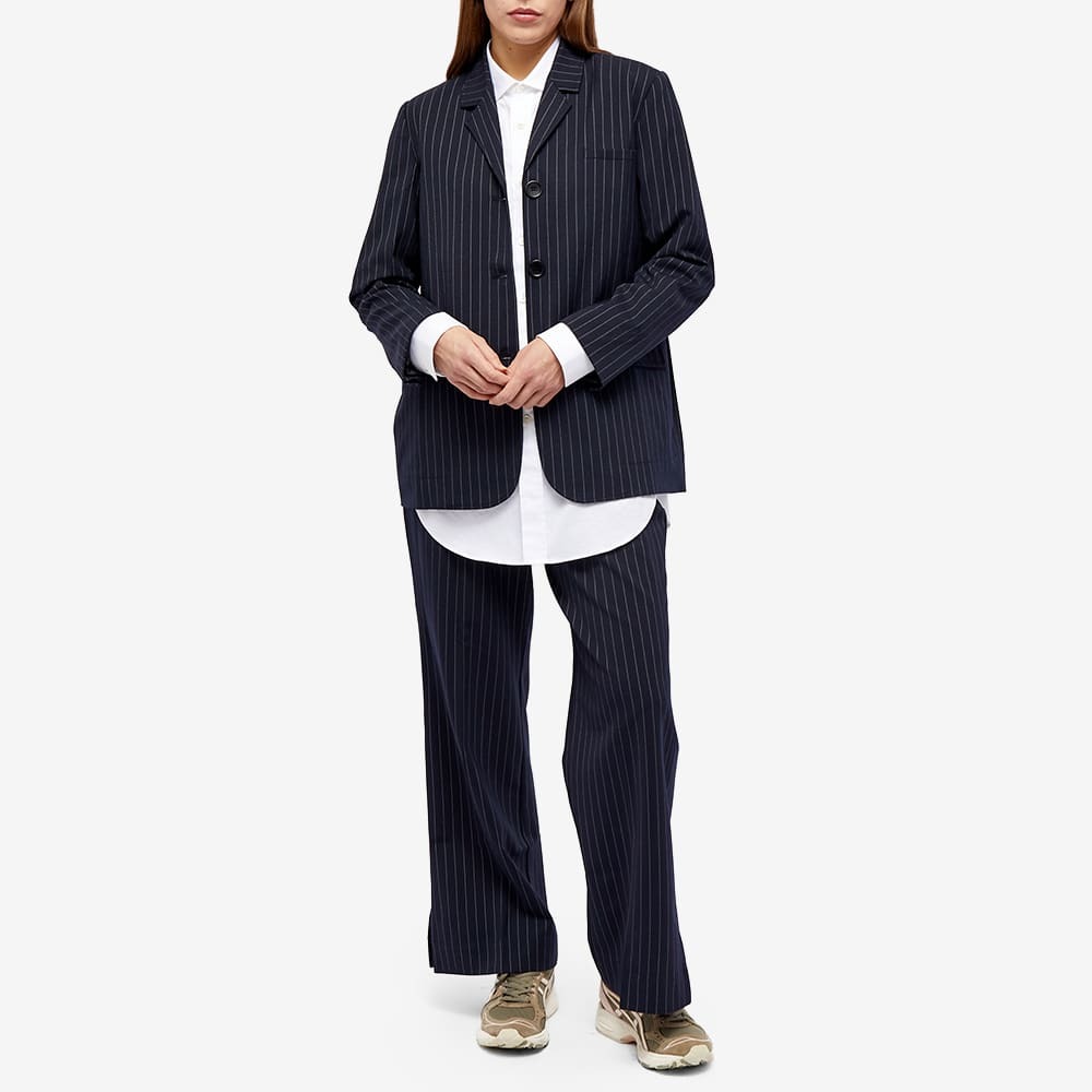 Soulland Women's Demi pants in Navy Pinstripes Soulland