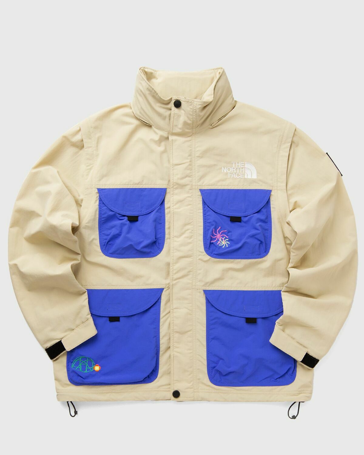 The North Face X Yinka Ilori Convertible Jacket Beige Windbreaker The ...