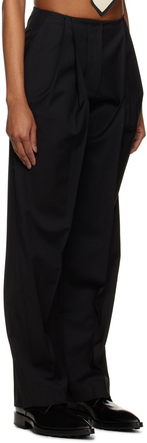 LOW CLASSIC Black Low Rise Trousers Low Classic