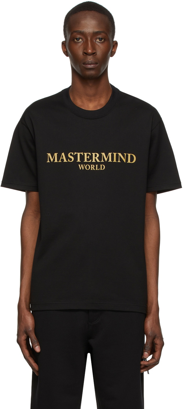 mastermind WORLD Black Cotton T-Shirt MASTERMIND WORLD