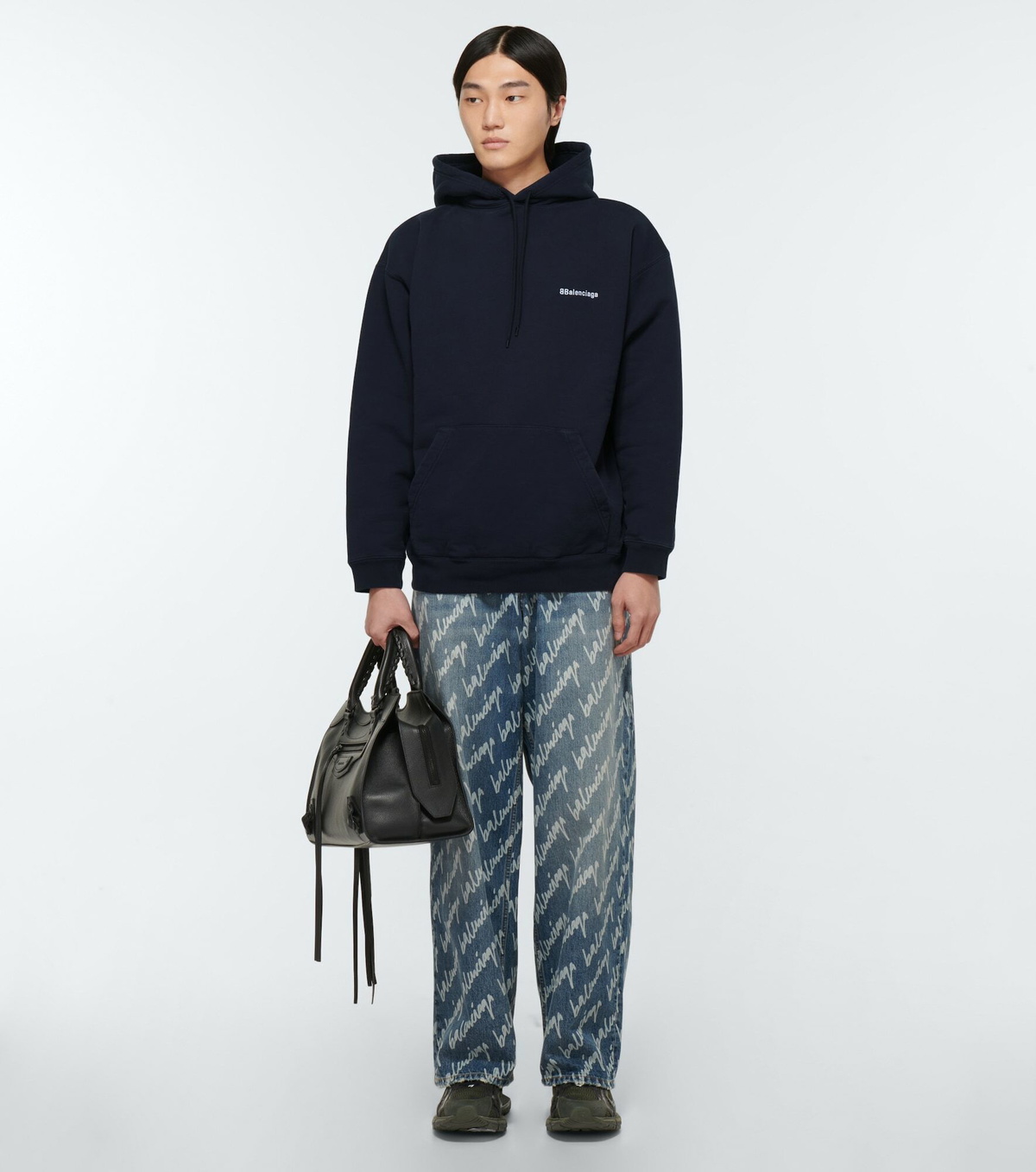 Balenciaga - BB cotton hooded sweatshirt Balenciaga