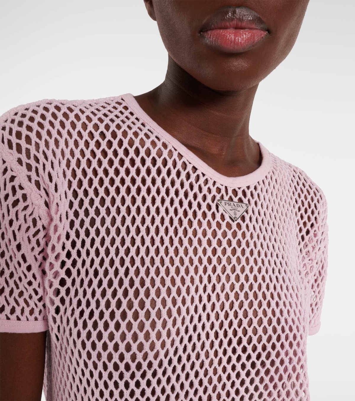 Prada Cotton mesh T-shirt Prada