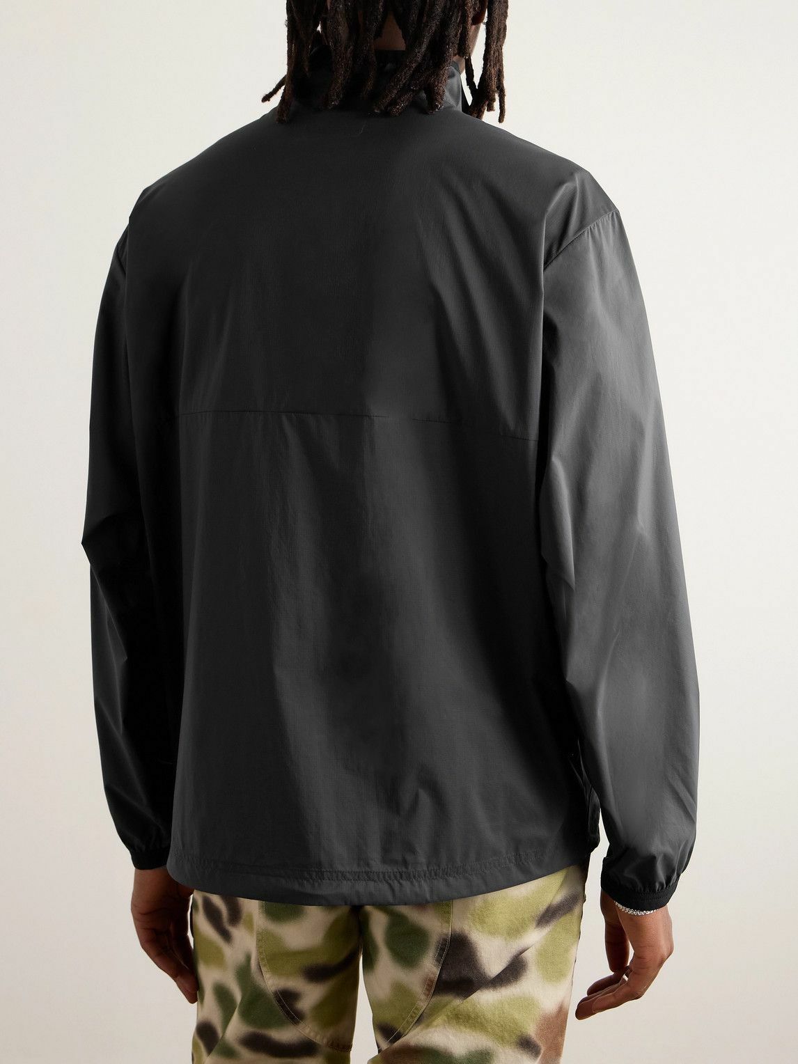 thisisneverthat - Logo-Appliquéd Pertex® Quantum Air Half-Zip Jacket ...