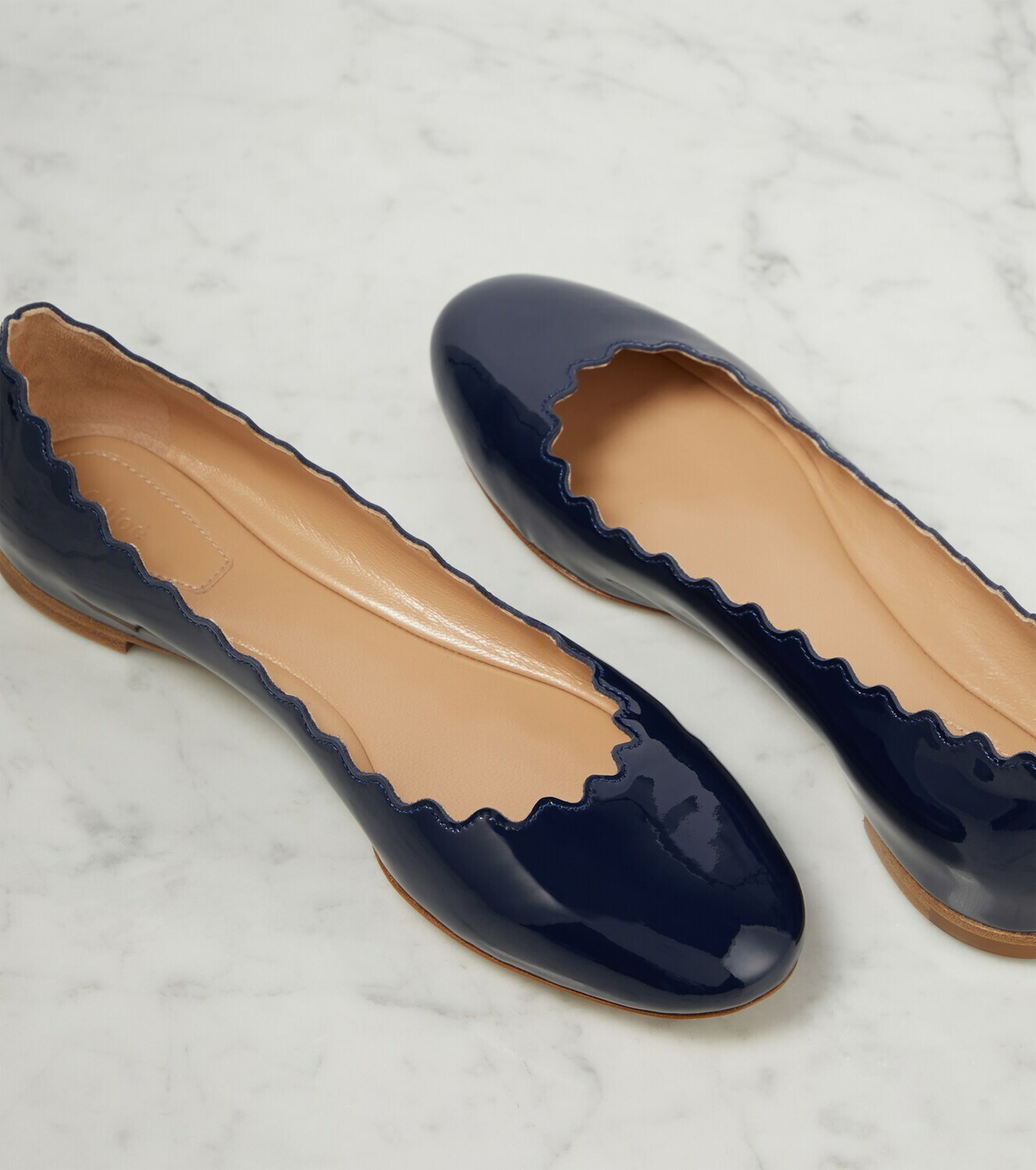 Chloé Lauren patent leather ballet flats Chloe