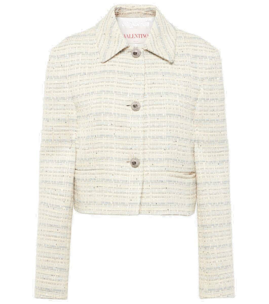 Valentino Mossi cotton-blend jacket Valentino