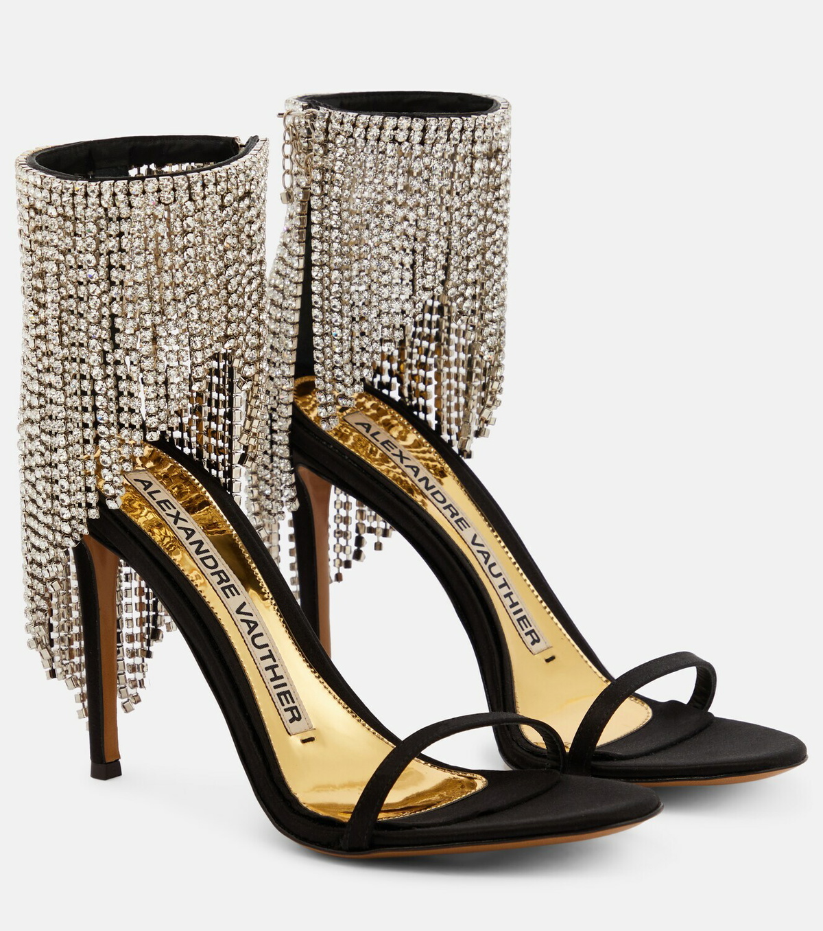 Alexandre Vauthier Embellished satin sandals Alexandre Vauthier