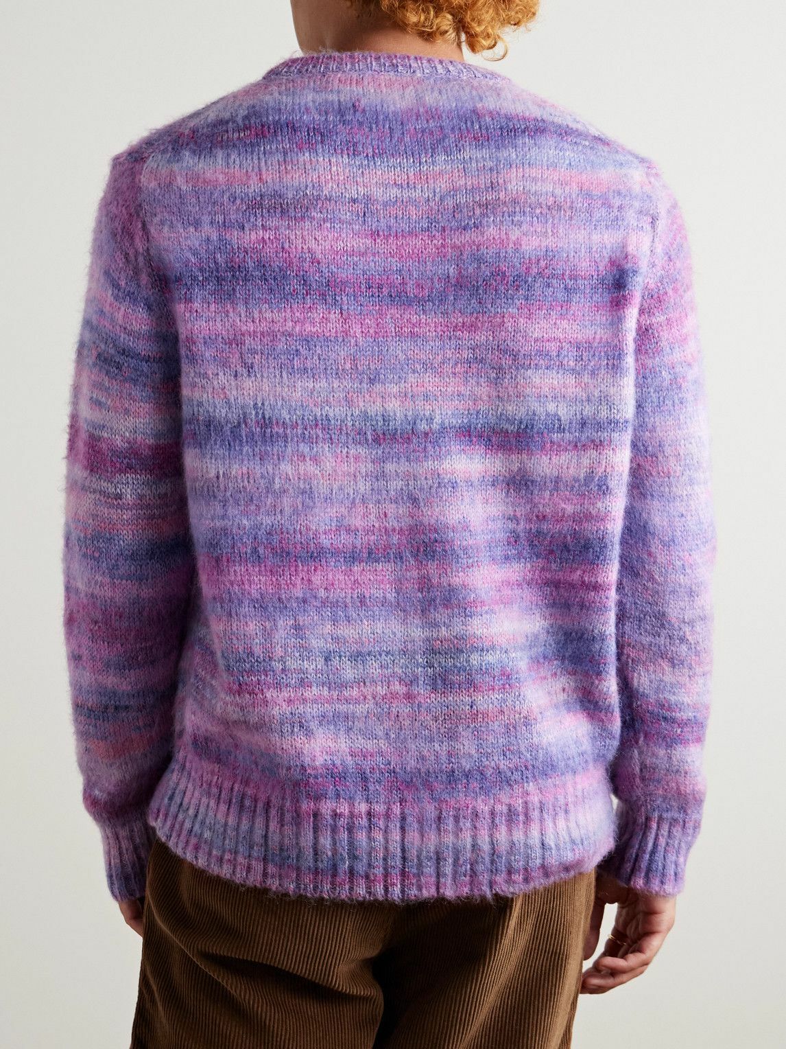 Corridor - Space-Dyed Knitted Sweater - Purple Corridor