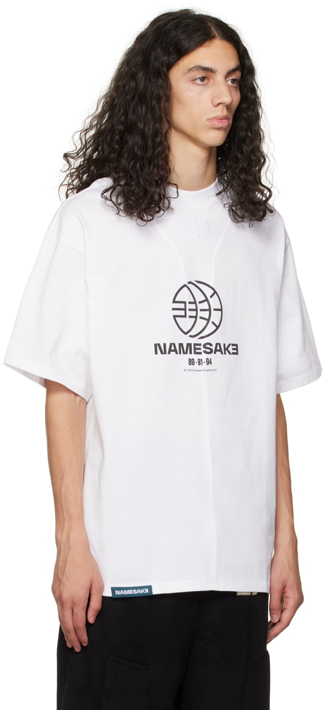 NAMESAKE White Sava T-Shirt NAMESAKE