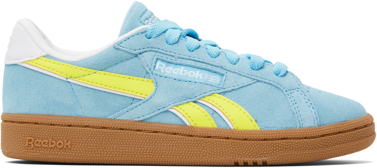 Reebok Classics Blue & Yellow Club C Grounds UK Sneakers Reebok Classics