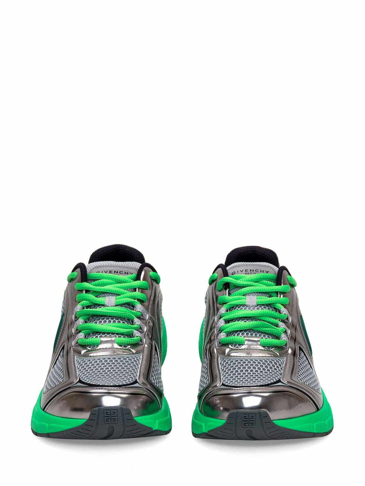 Givenchy Green And Silver Tk-mx Runner Sneakers Givenchy