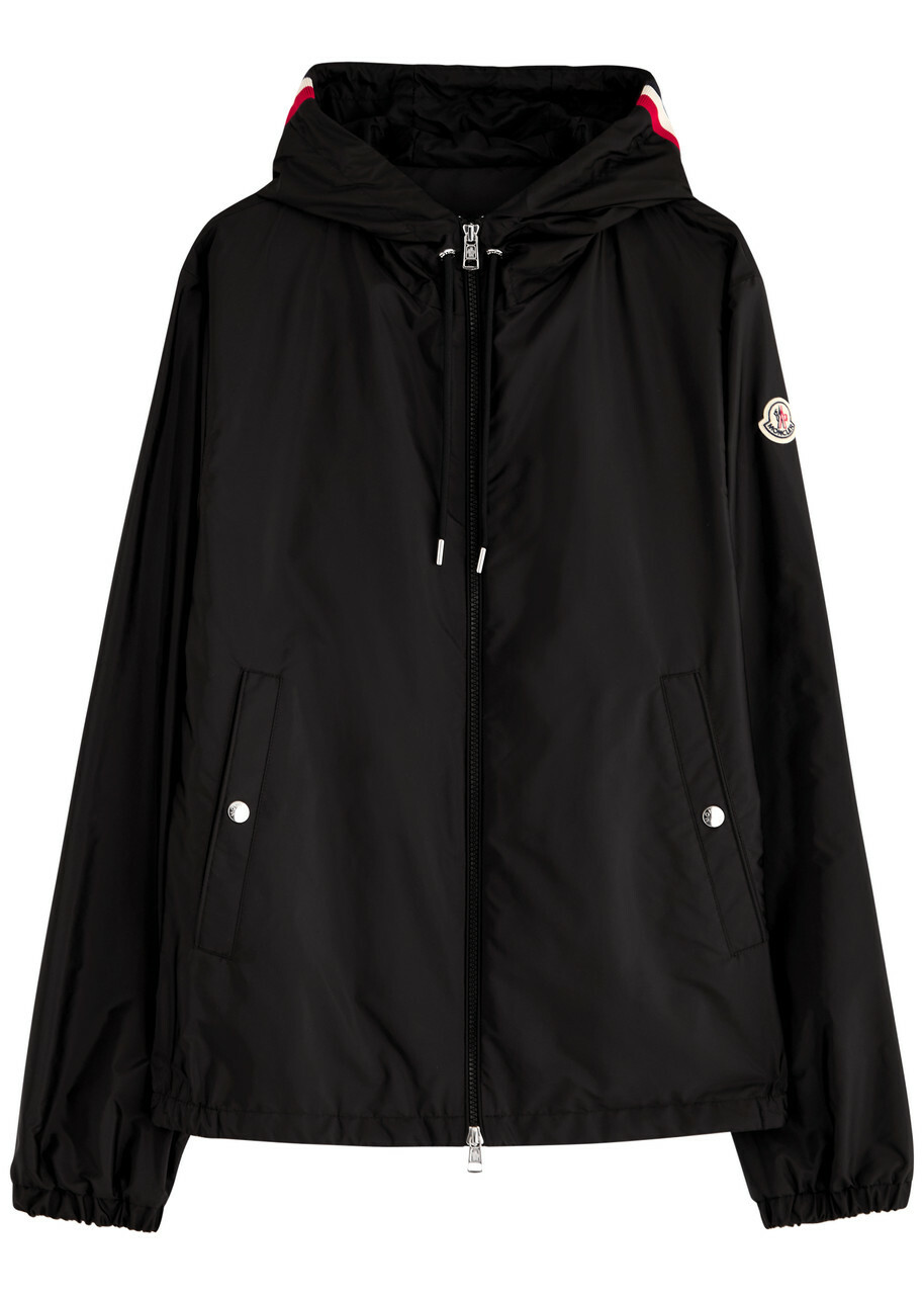 Moncler Grimpeurs Hooded Nylon Jacket Black Moncler