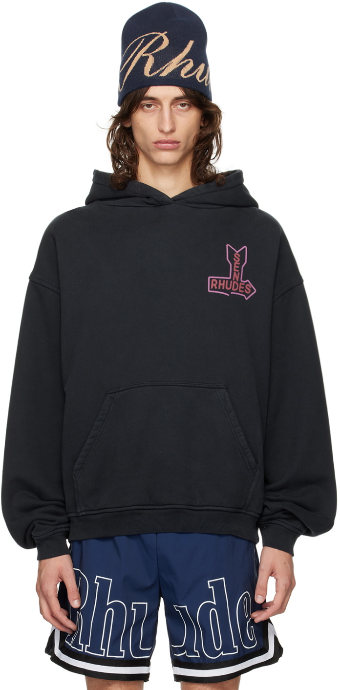 Rhude Black 'Send Rhudes' Hoodie Rhude