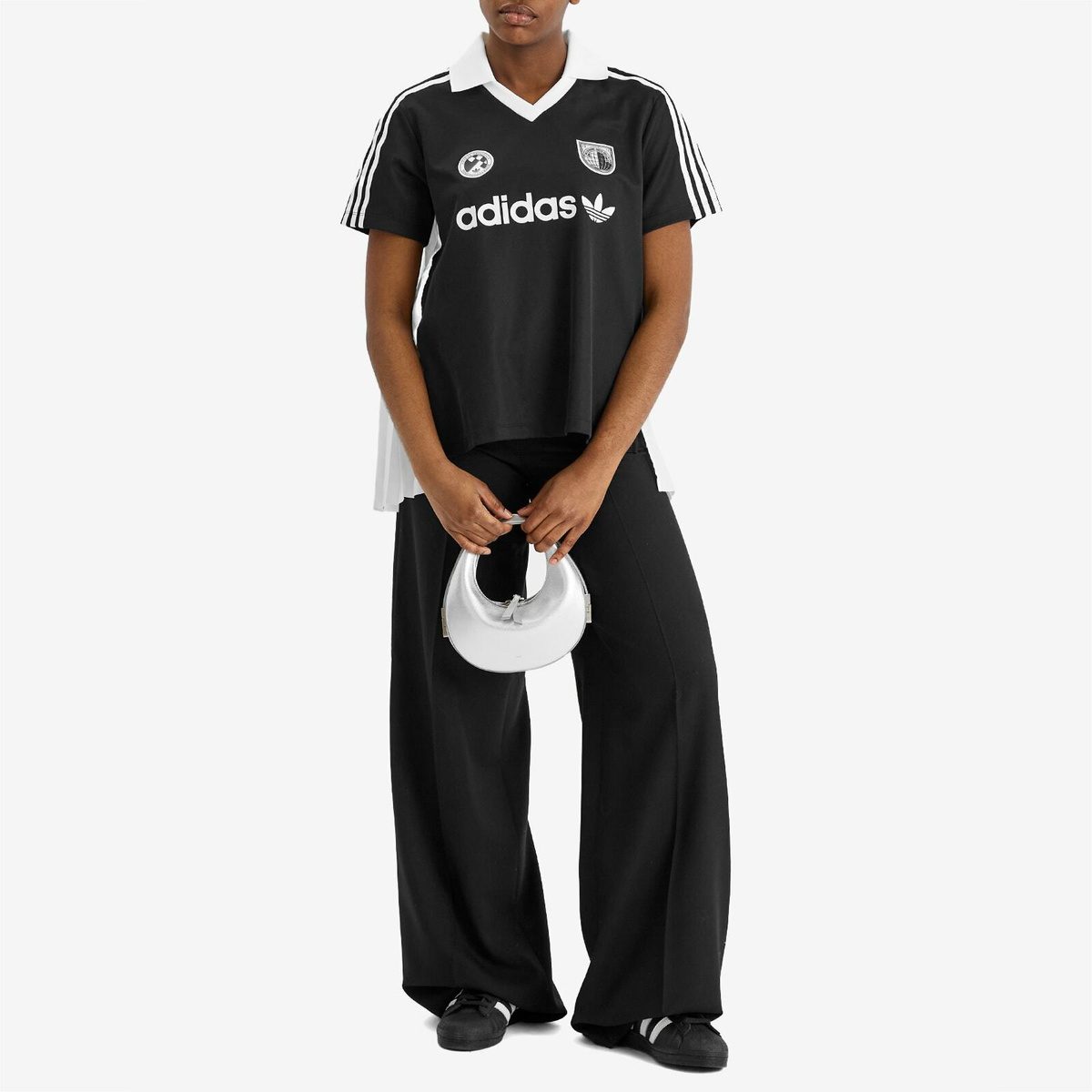 Adidas Women's Originals R3CD Jersey in Black/White adidas