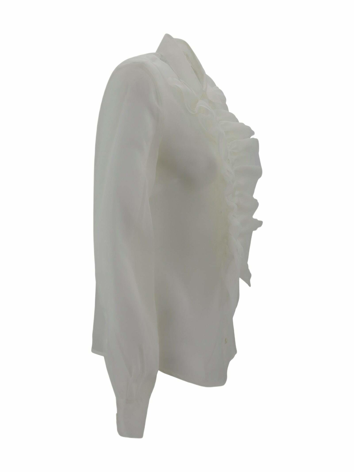 Parosh Silk Shirt With Jabot Parosh