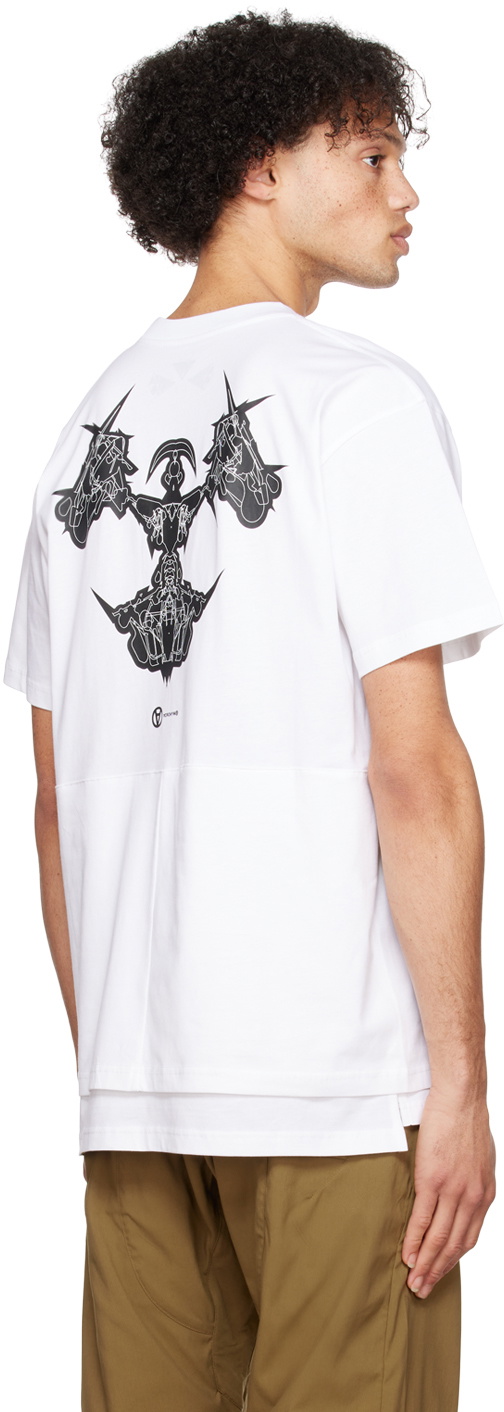 ACRONYM White Layered T-Shirt Acronym