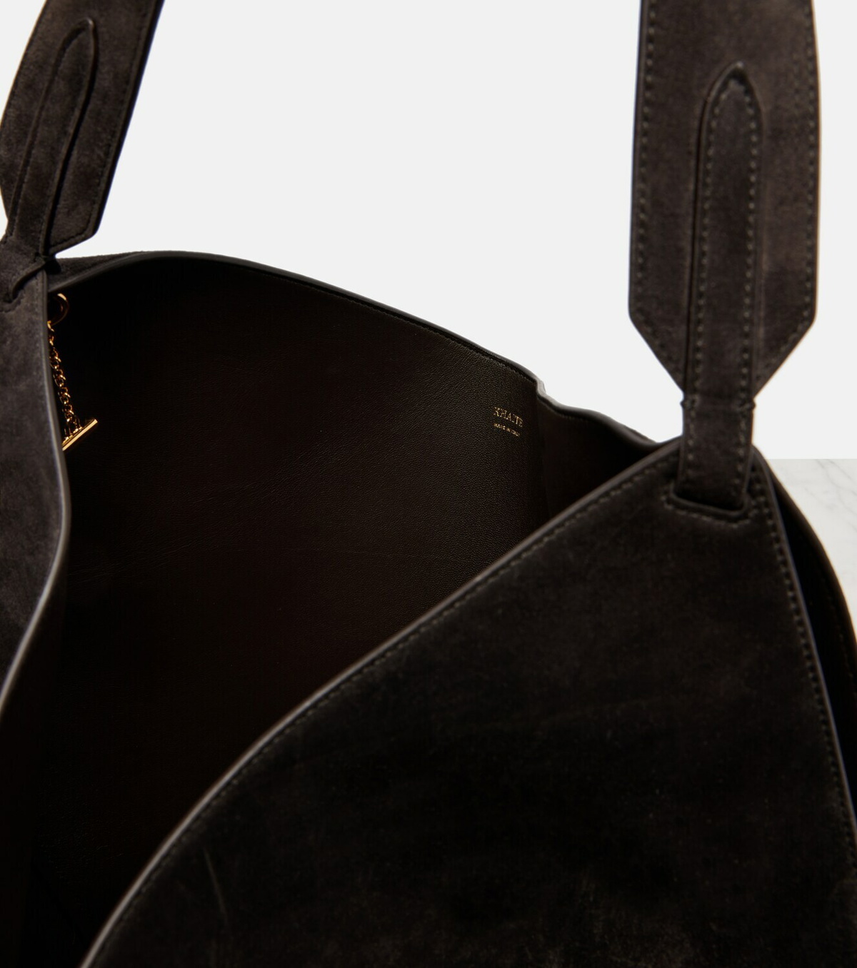 Khaite Lotus Small suede tote bag Khaite