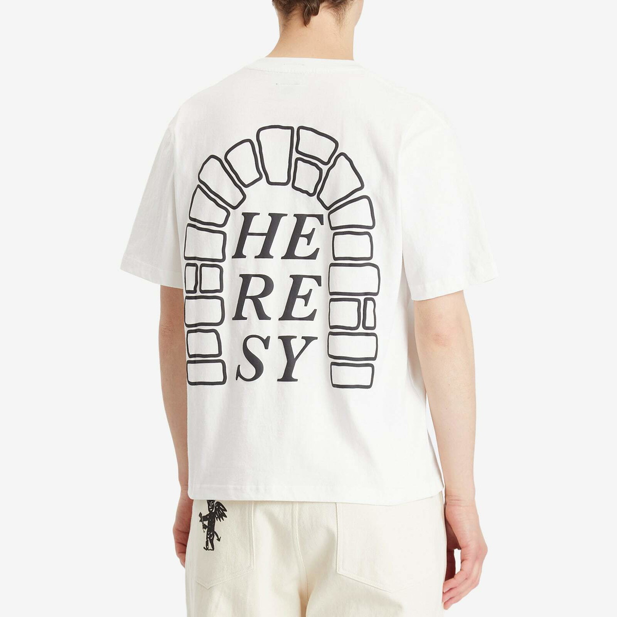 Heresy Men's Arch T-Shirt in Ecru Heresy