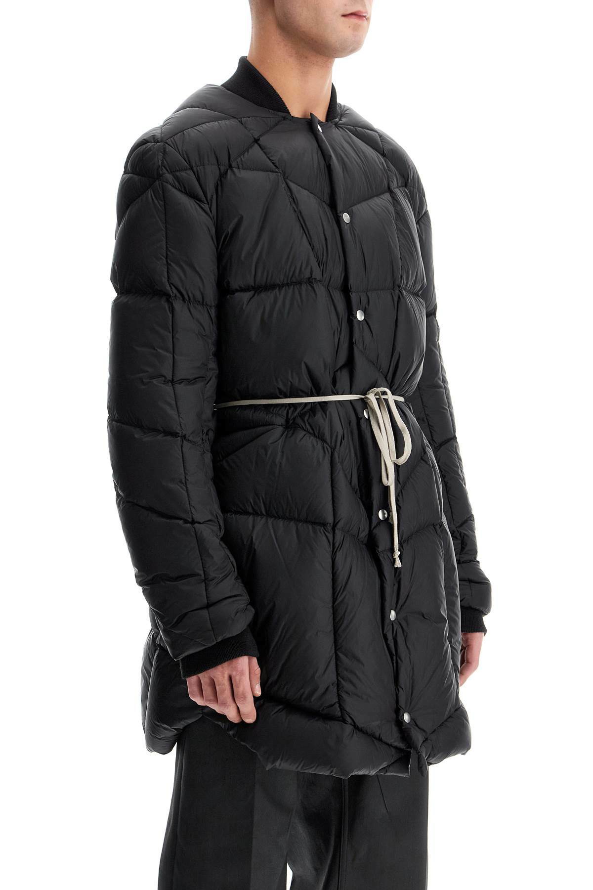 RICK OWENS midi flight liner down Black Rick Owens