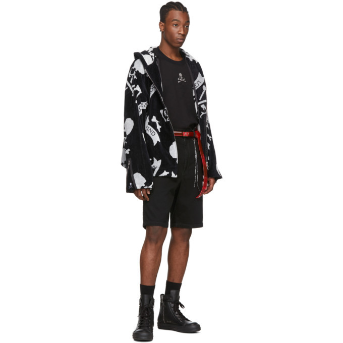 mastermind WORLD Black Denim Shorts MASTERMIND WORLD