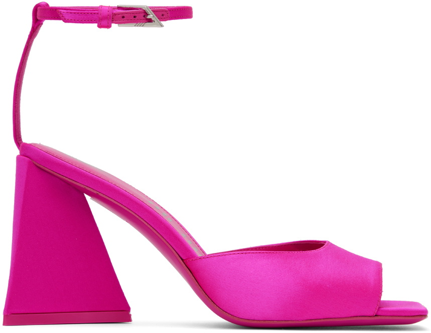 The Attico Pink Piper Heeled Sandals The Attico