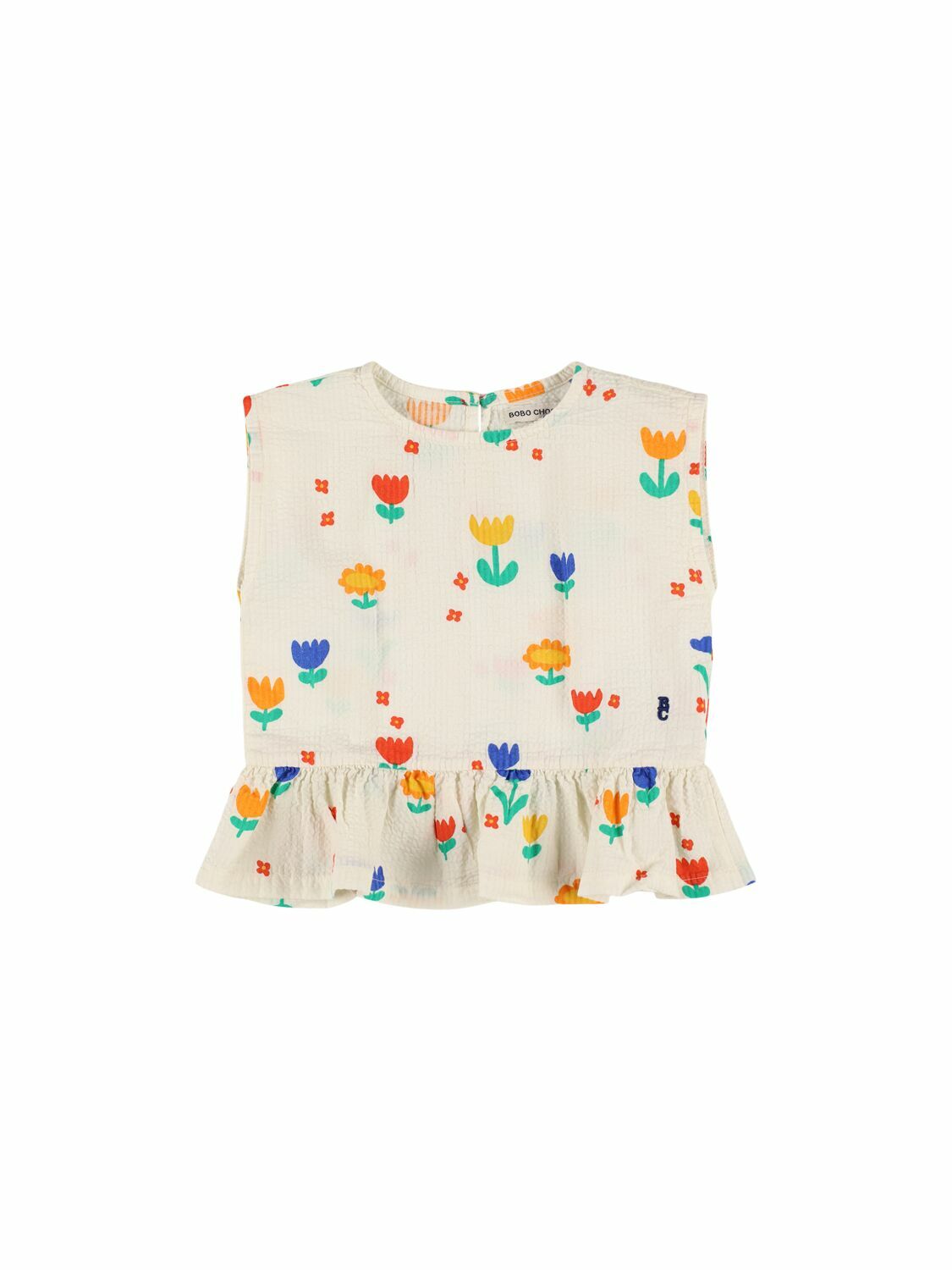 BOBO CHOSES Printed Cotton Muslin Top Bobo Choses