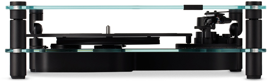 Transparent Black Transparent Turntable TRANSPARENT SPEAKER