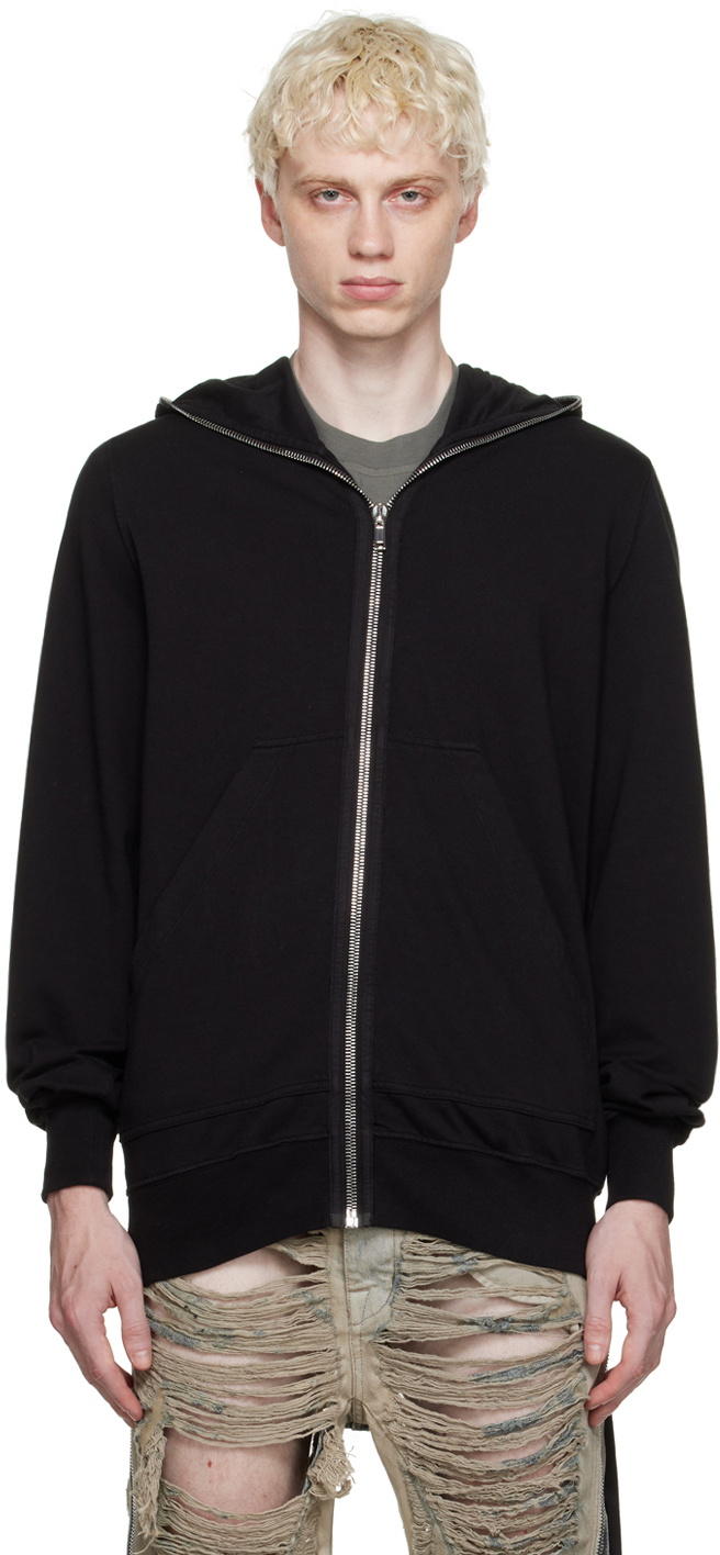 Rick Owens DRKSHDW Black Garment-Dyed Hoodie Rick Owens Drkshdw