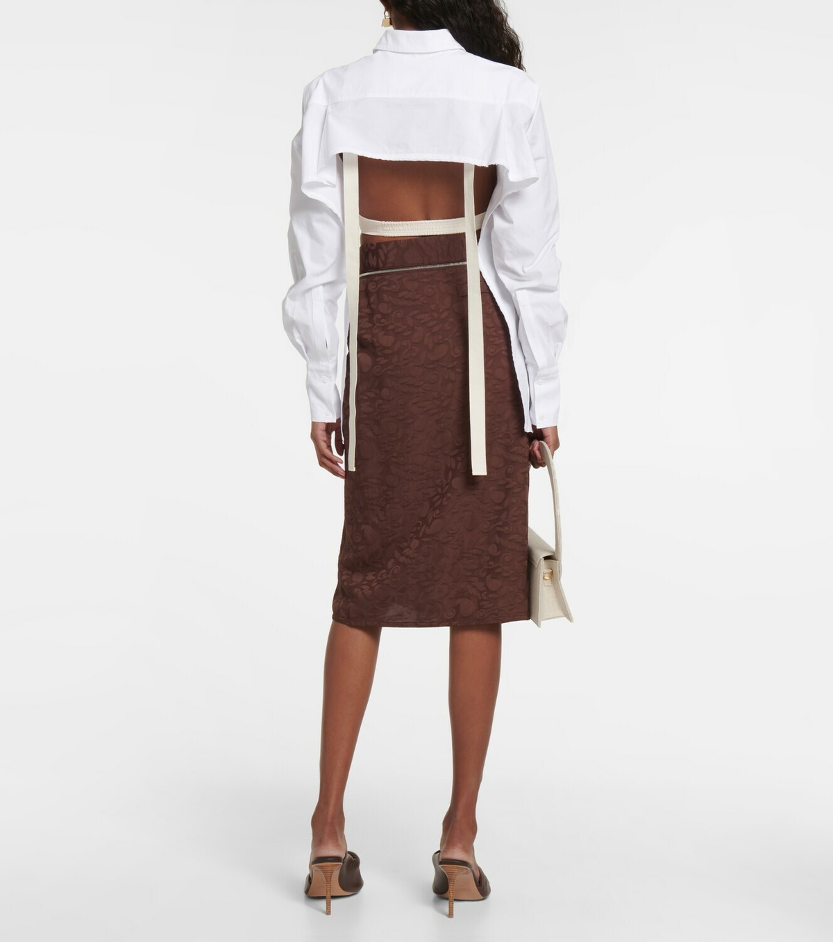 Jacquemus - La Jupe Bodri printed wrap skirt Jacquemus