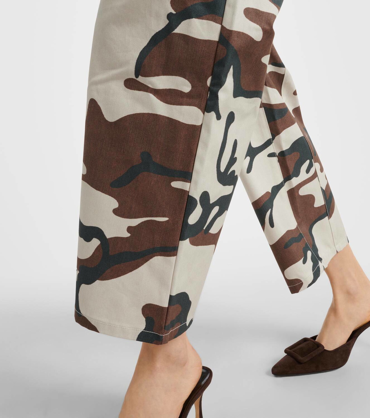 Nili Lotan Shon camouflage cotton cargo pants Nili Lotan