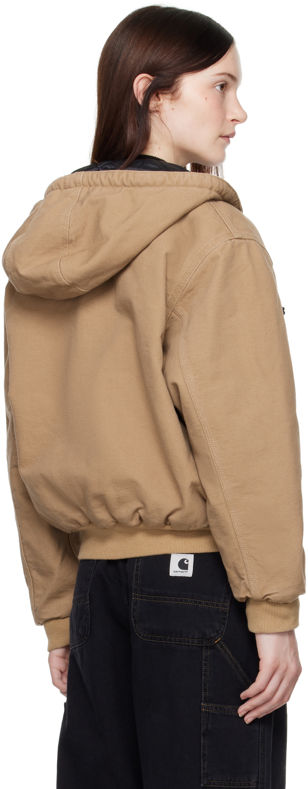 Carhartt Work In Progress Beige OG Active Bomber Jacket Carhartt WIP