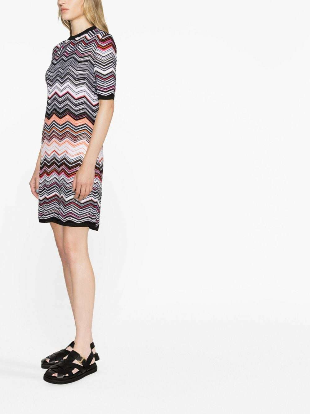 MISSONI - Zig-zag Print Short Dress Missoni