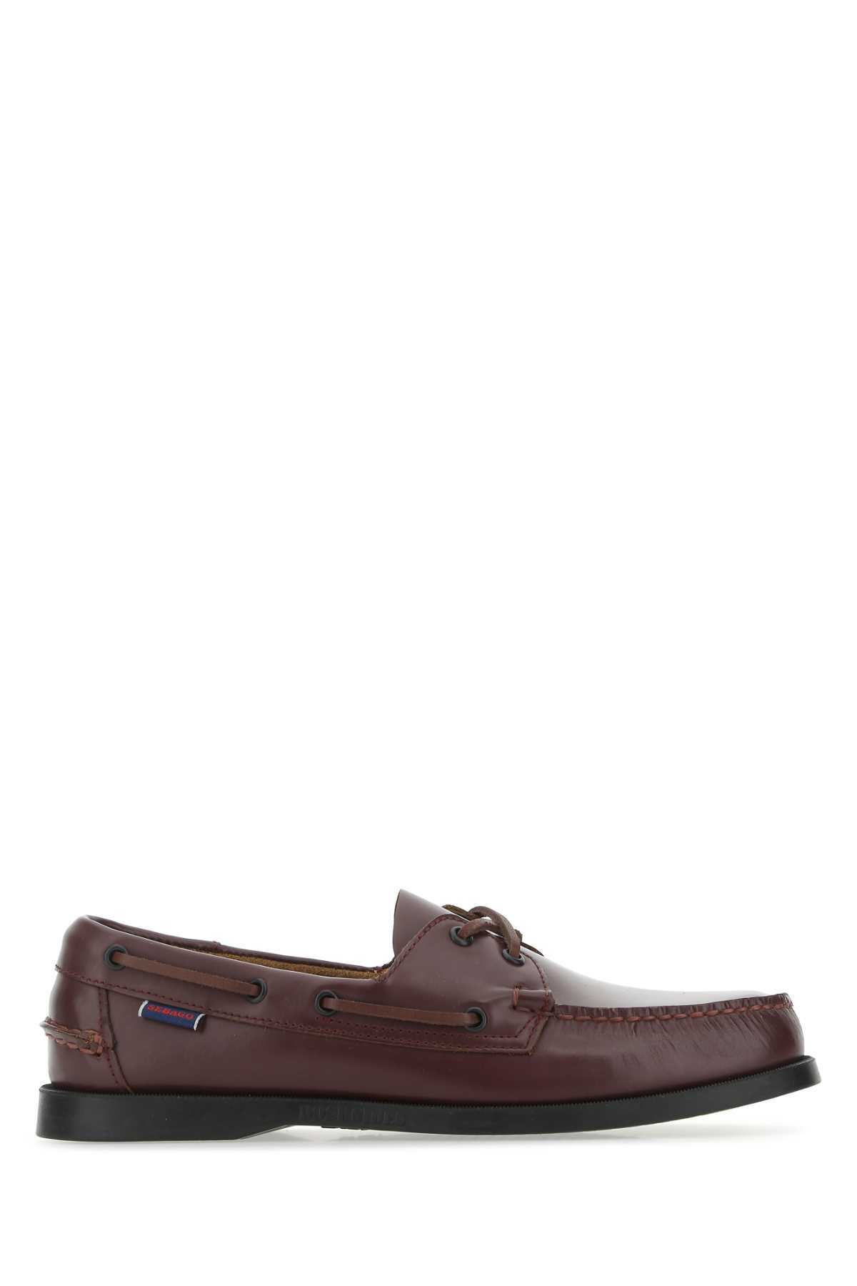 Sebago Grape Leather Portland Loafers Sebago
