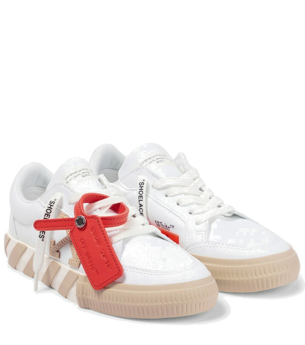 Off-White - Low Vulcanized canvas sneakers Off-White