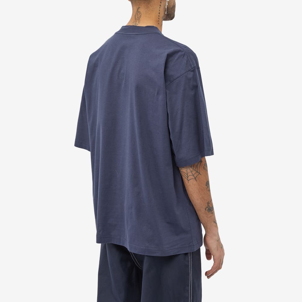 Marni Men's Logo Crew Neck T-Shirt in Blue/Black Marni