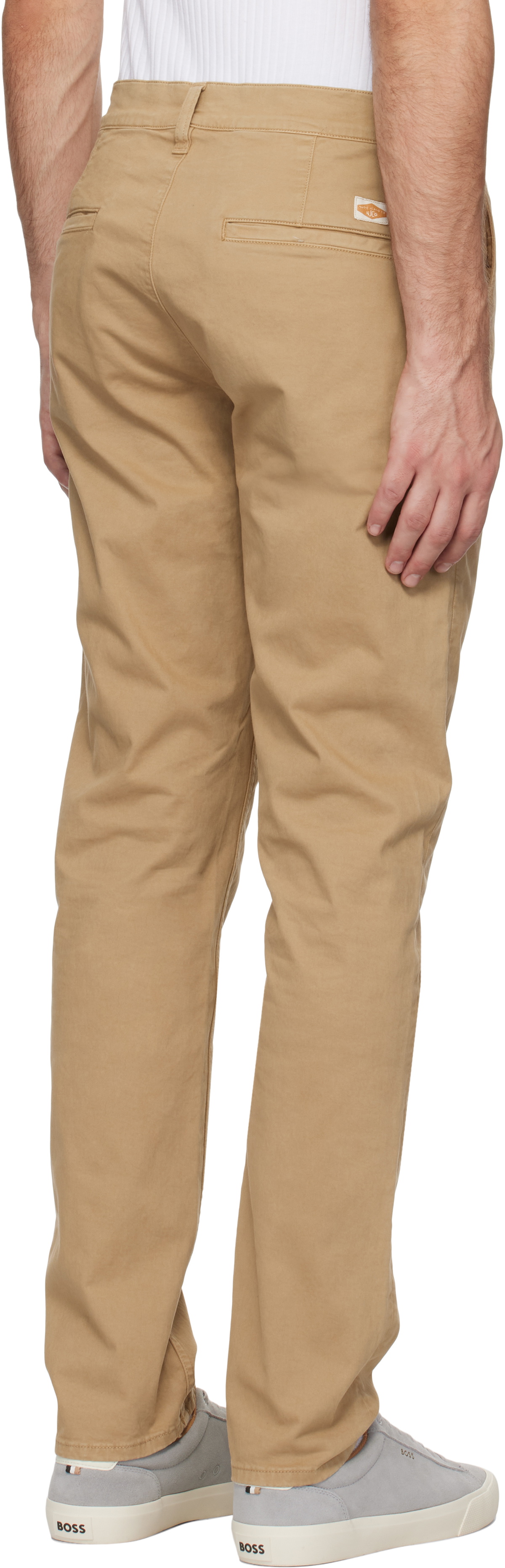 Nudie Jeans Beige Easy Alvin Trousers Nudie Jeans Co