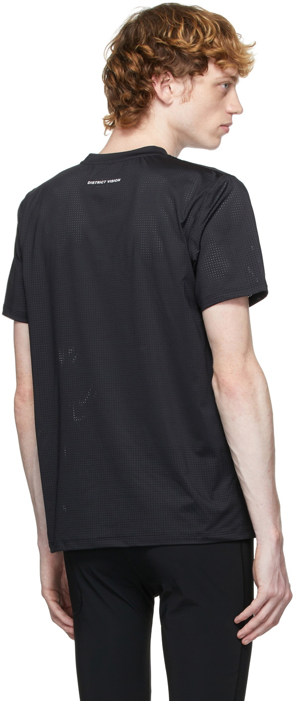 District Vision Black Mesh Peace-Tech T-Shirt District Vision