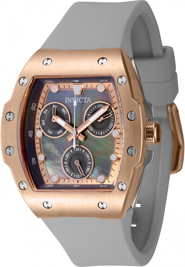 Invicta Racing GMT Quartz Grey Dial Ladies Watch 45647 Invicta