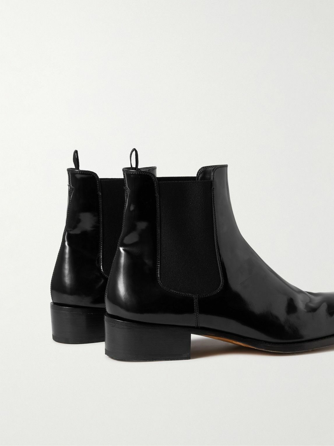 TOM FORD - Alec Patent-Leather Chelsea Boots - Black TOM FORD