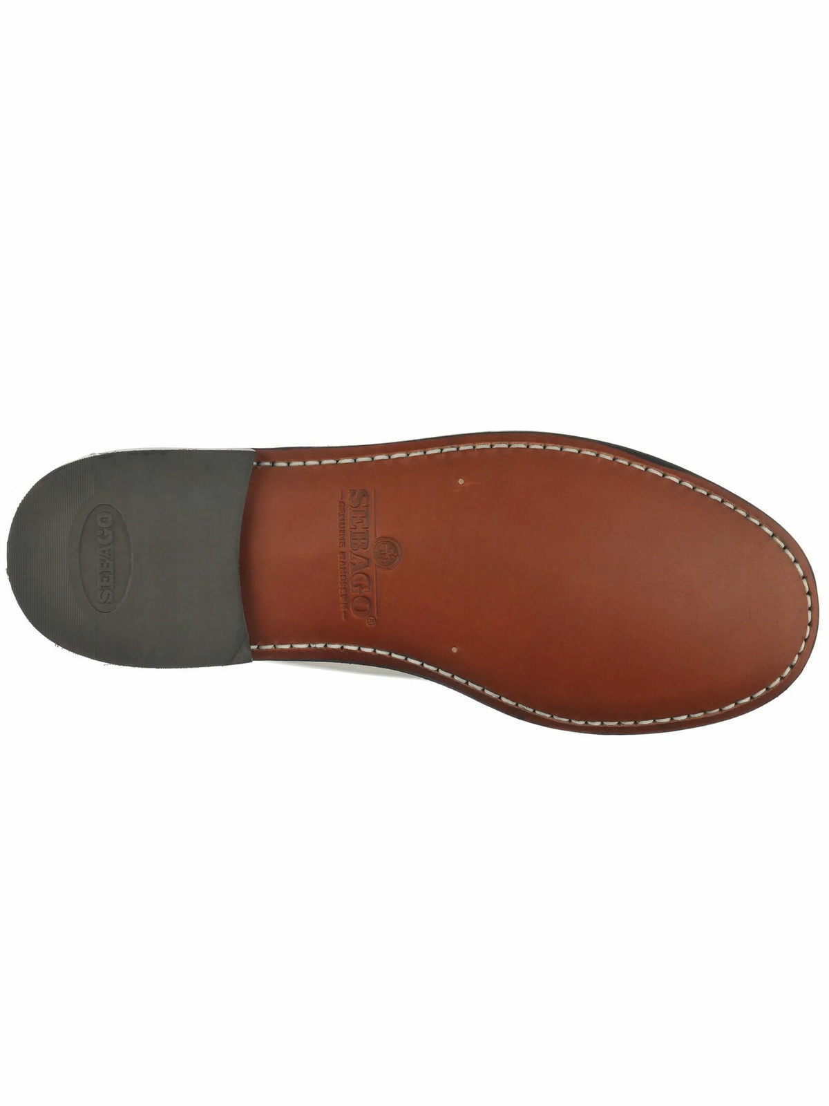 Sebago White Smooth Grain Leather Loafer Sebago